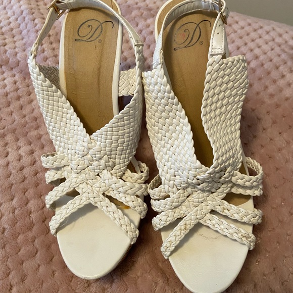 Heart In D | Shoes | Wedges White | Poshmark